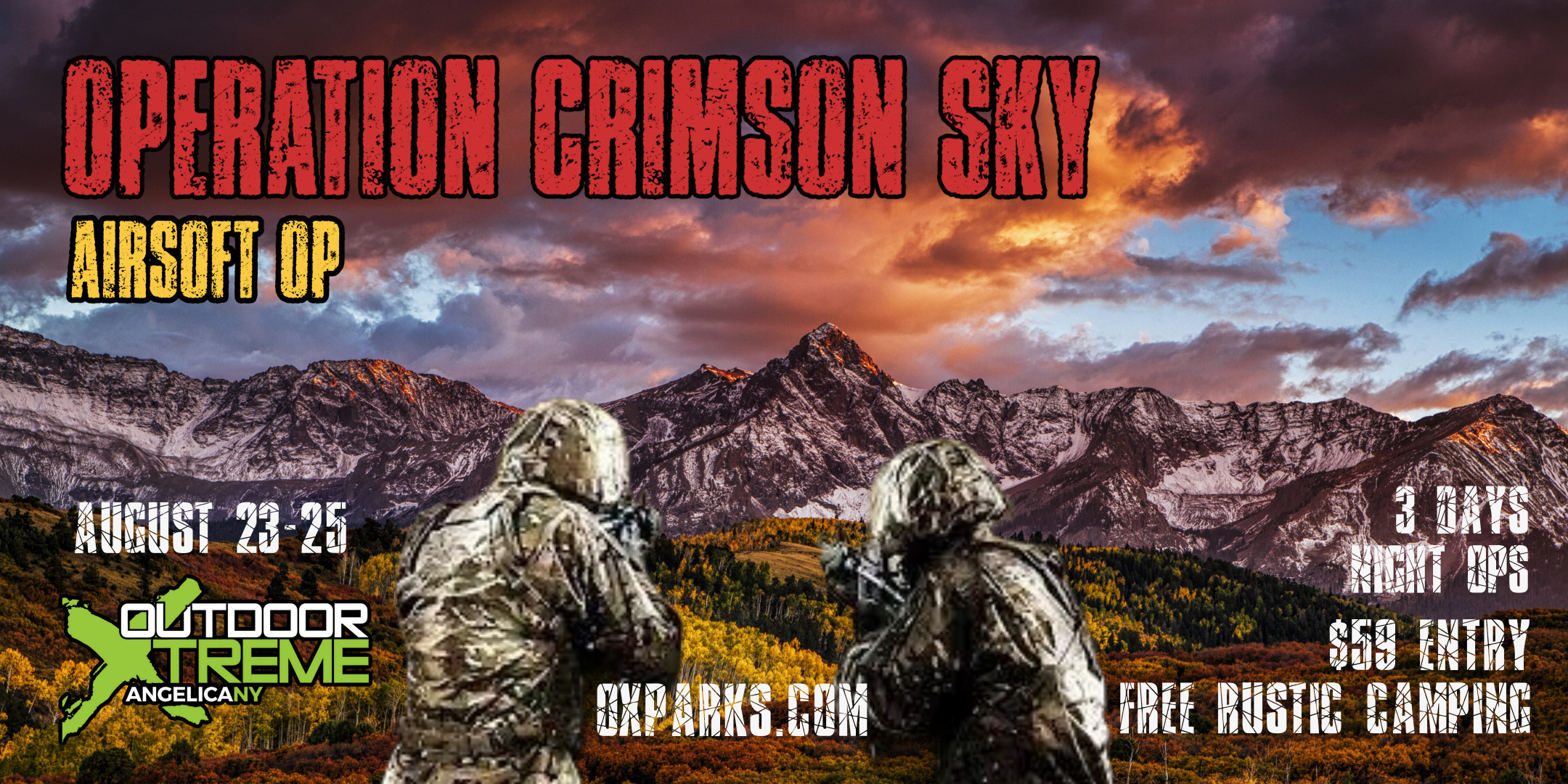 Operation Crimson Sky - Outdoor Xtreme Angelica, NY