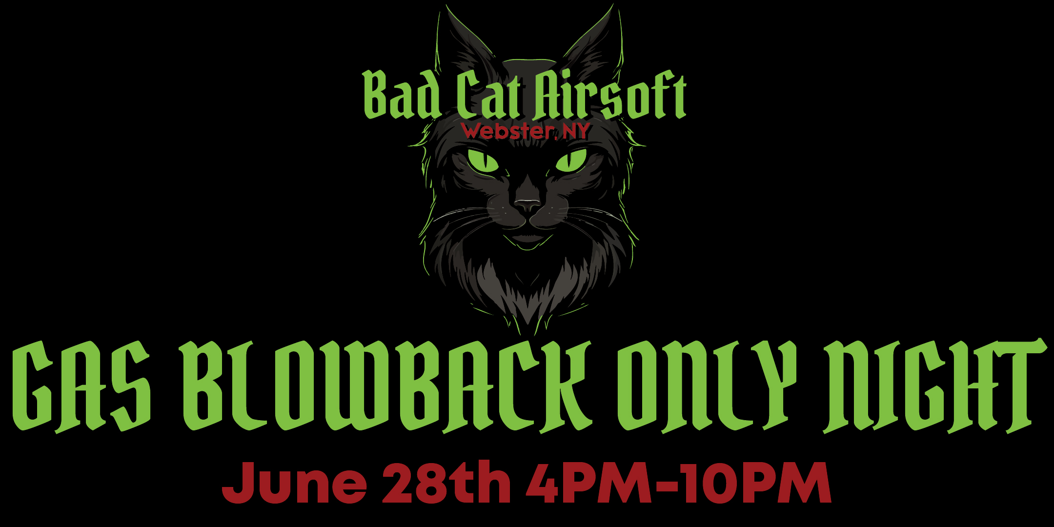 Gas Blowback Only Night - Bad Cat Airsoft